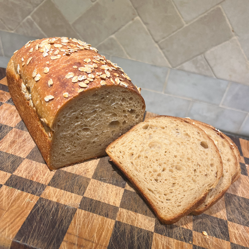 100% Whole Wheat Sourdough Sandwich Loaf (800g)